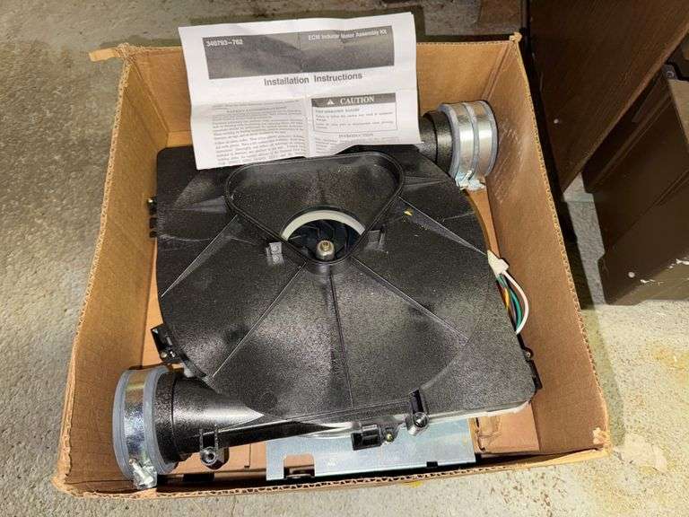 ECM Inducer Motor Assembly Kit and 2 Drawer Plastic Container - Auction ...