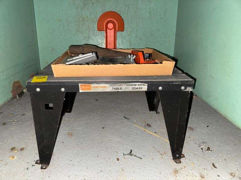 Craftsman Sabre Saw Table and Attachments - Auction Solutions, Inc ...
