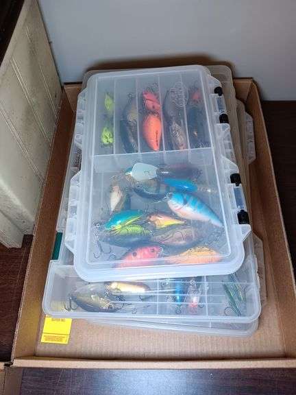 (3) Containers of Bass Crankbaits - Auction Solutions, Inc ...