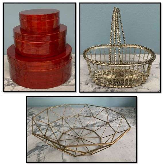 Stackable Containers & baskets - Auction Solutions, Inc - Celebrating ...