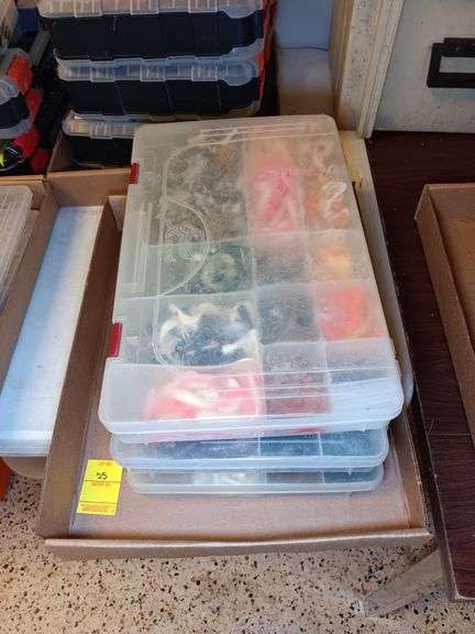 (3) Containers Rubber Tails for Jigs - Auction Solutions, Inc ...