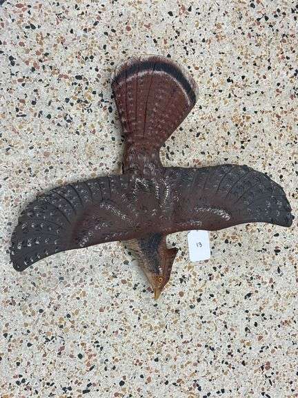 Casey Edwards Signed Wood Carved Pheasant Wall Hanging - Auction ...