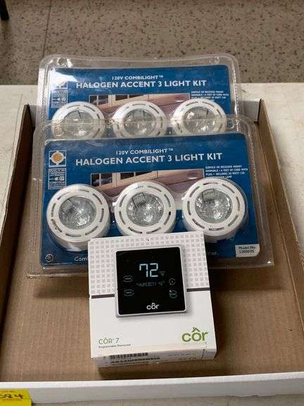 Halogen Light & Thermostat - Auction Solutions, Inc - Celebrating 25 Years