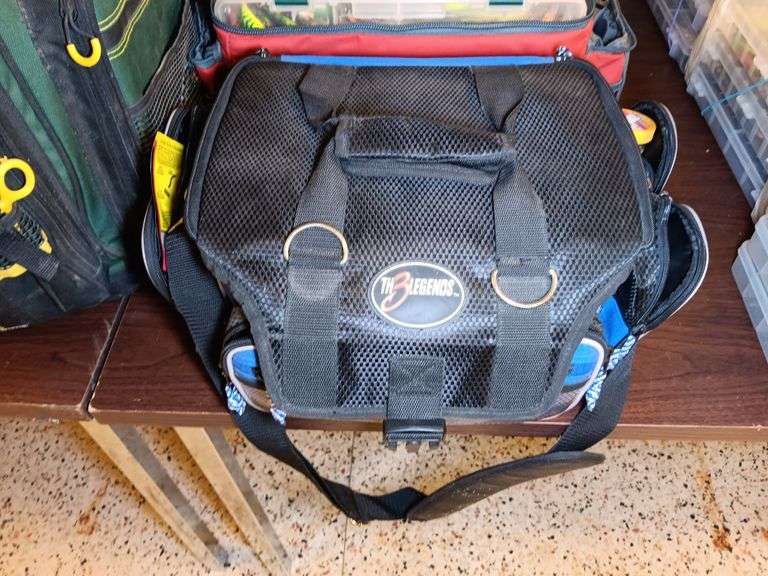 The Legends Fabric Tackle Box and Walleye Cranks - Auction Solutions ...