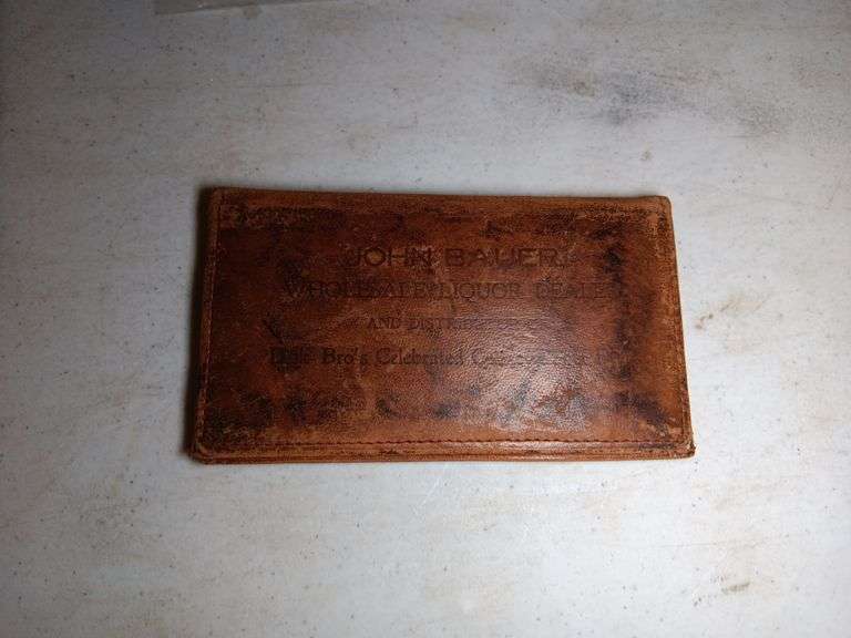 John Bauer Wholesale Liquor Dealer Distributed by Dick Bro's Celebrated ...