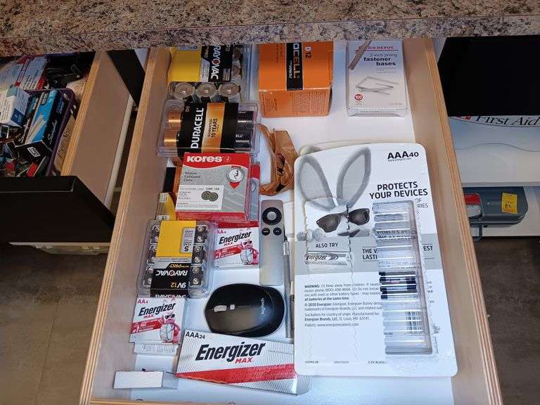 Batteries, 10-Key Calculator Ribbon Tapes, X-Acto Knives and Blades ...