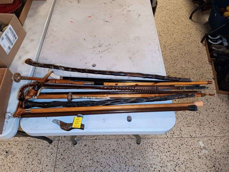 Assortment of Vintage Canes - Auction Solutions, Inc - Celebrating 25 Years