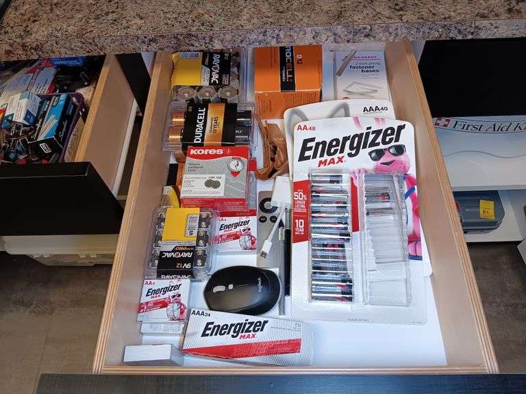 Batteries, 10-Key Calculator Ribbon Tapes, X-Acto Knives and Blades ...