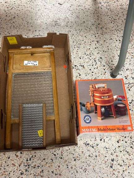 Ertl Collectibles Maytag Multi Motor Washer and Antique Washing Boards ...