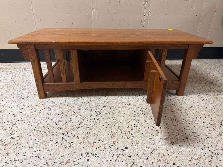 Wooden Display Curio Cabinet 79 x 33 x 25 and Wooden Coffee Table with ...