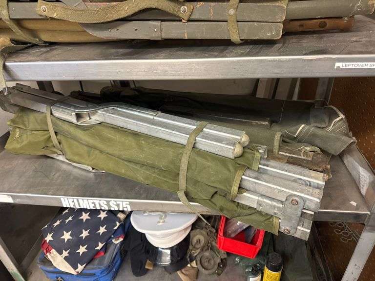 (2) Military Camping Cots - Auction Solutions, Inc - Celebrating 25 Years
