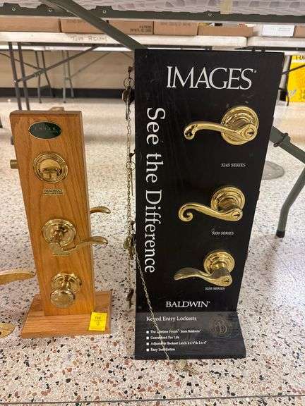 Emter Key Lock Display and Baldwin Key Lock Display - Auction Solutions ...