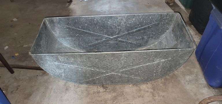 Galvanized water troft - Auction Solutions, Inc - Celebrating 25 Years