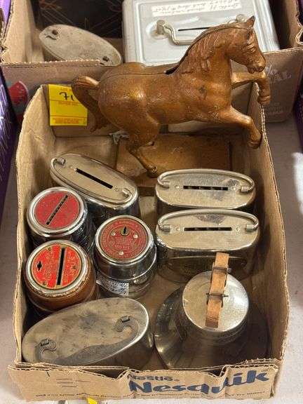 Assorted Vintage Coin Banks #2 - Auction Solutions, Inc - Celebrating ...