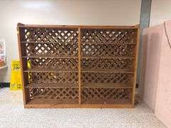 Wooden Display Rack 96 x 12 x 72 - Auction Solutions, Inc - Celebrating ...