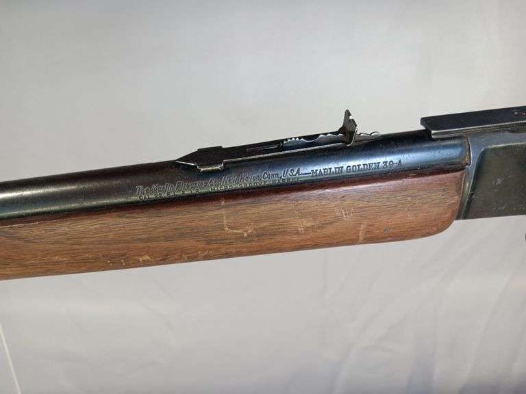 Marlin Golden 39A 22 Short/Long Long Rifle Lever Action (damaged action ...