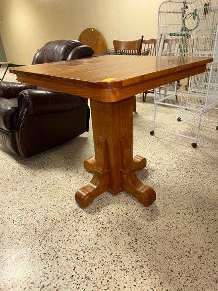 Square Wooden High Top Dining Table 36" x 36" x 36" - Auction Solutions ...