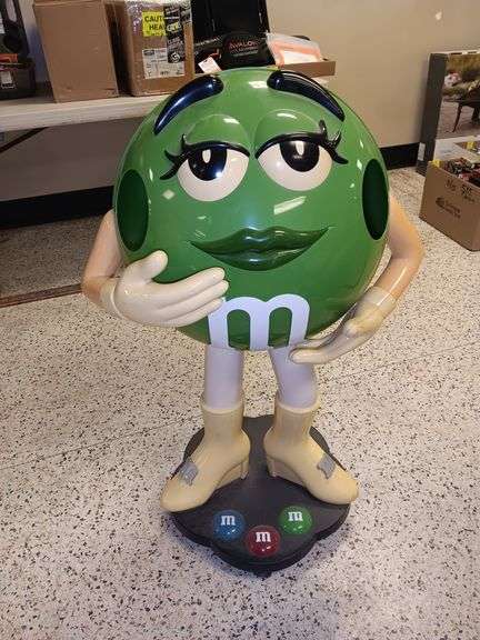 Miss Green M&M Display 39" Tall - Auction Solutions, Inc - Celebrating ...