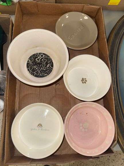 Ceramic Dog Dishes - Auction Solutions, Inc - Celebrating 25 Years