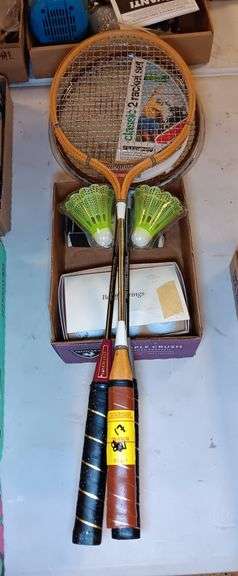 Wilson Prostaff and Pinnacle Golf Balls and Badmitton Birdies & Rackets ...