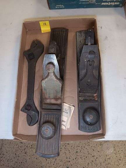 Stanley Plane, Tower & Lyon Plane, and 2 Sided Crescent Wrench ...