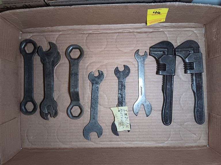 Indian Motorcycle Wrenches - Auction Solutions, Inc - Celebrating 25 Years