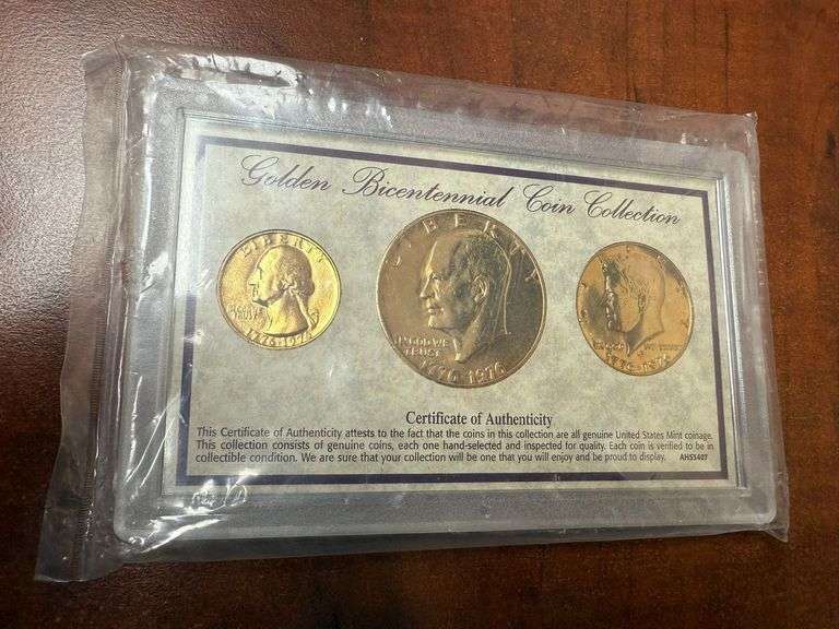 Golden Bicentennial Coin Collection - Auction Solutions, Inc ...