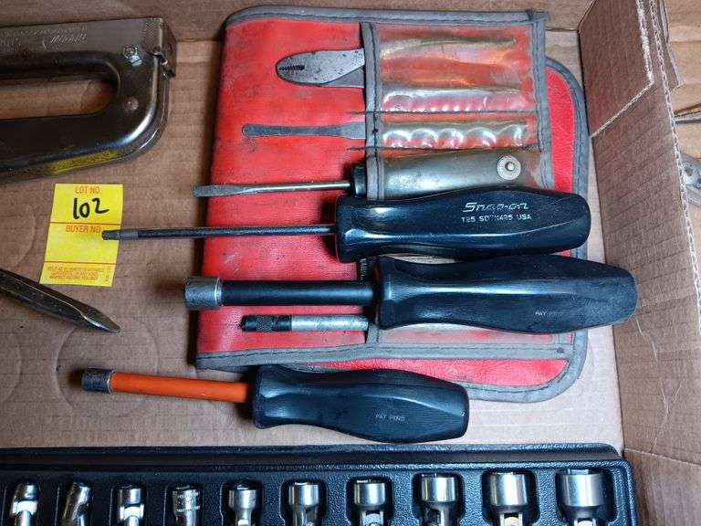 Snap On Ignition Tune-Up Set, Stapler, Socket Set, Screwdrivers, and ...
