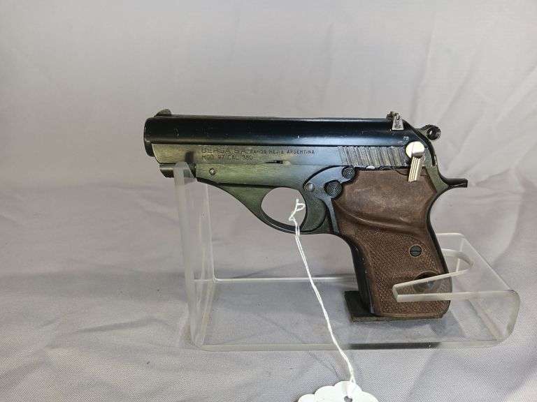 Bersa Model 97 Pistol .380 - Auction Solutions, Inc - Celebrating 25 Years