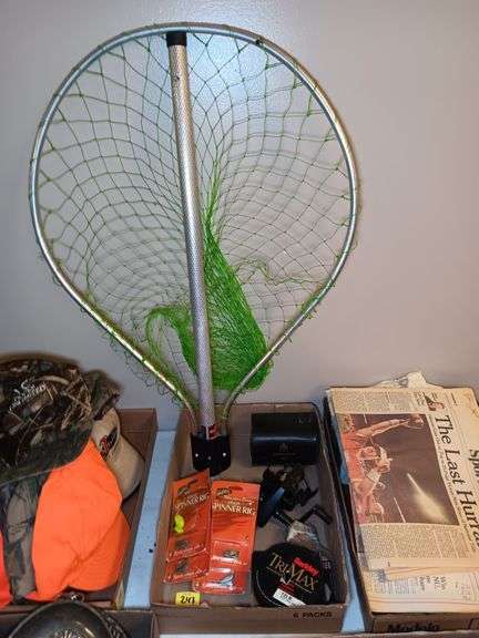 Fishing Net, Spinner Rigs, Quantum SLS 3 Reel, and Fishing Line ...