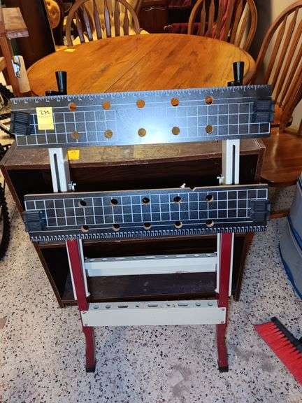 Folding Wood Cutter Table - Auction Solutions, Inc - Celebrating 25 Years