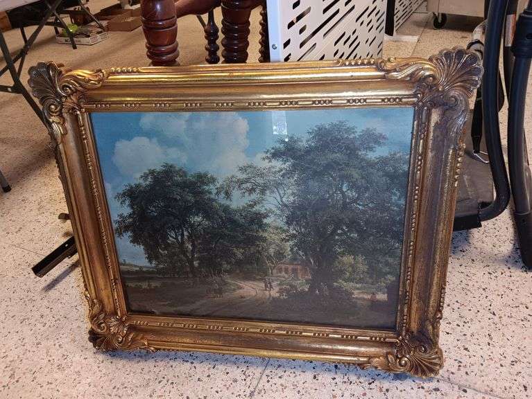 1970's Print in Syroco Resin "Coppercraft" Frame - Auction Solutions ...