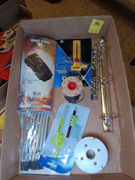 Smart Phone Case, Compass, Binder Rings, X-Acto Compass Cutter, and ...