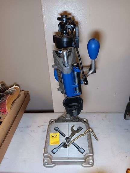 Dremel Rotary Tool Workstation Drill Press - Auction Solutions, Inc ...