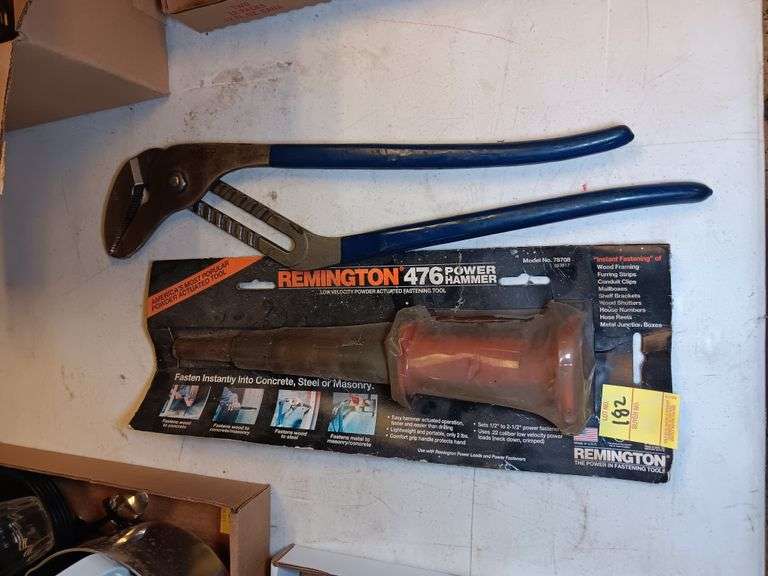 Remington 476 Power Hammer and Matco Channellocks - Auction Solutions ...