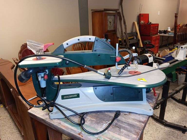 Master Force 18" Scroll Saw with Rotary Attachment - Auction Solutions ...
