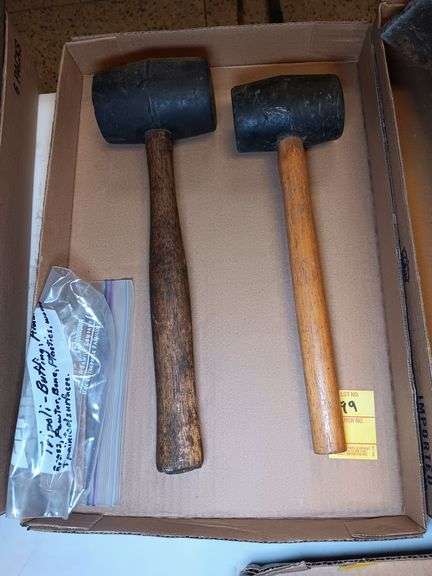 (2) Rubber Mallets - Auction Solutions, Inc - Celebrating 25 Years