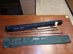 Cabelas L-Tech 908-4 9'-8wt Fishing Pole with Case - Auction Solutions ...