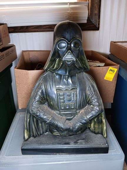 Darth Vader Coin Bank (unmarked) - Auction Solutions, Inc - Celebrating ...