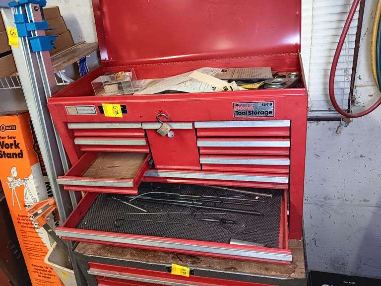 Craftsman Red Top Box Toolbox - Auction Solutions, Inc - Celebrating 25 ...