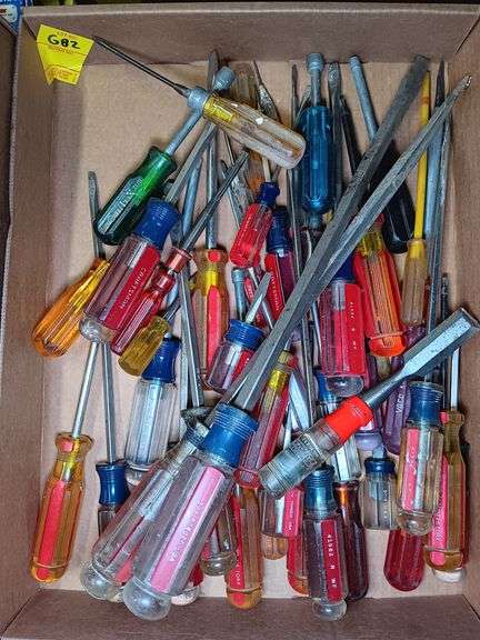 Plastic/Resin Handled Screwdrivers (mostly Craftsman) - Auction ...