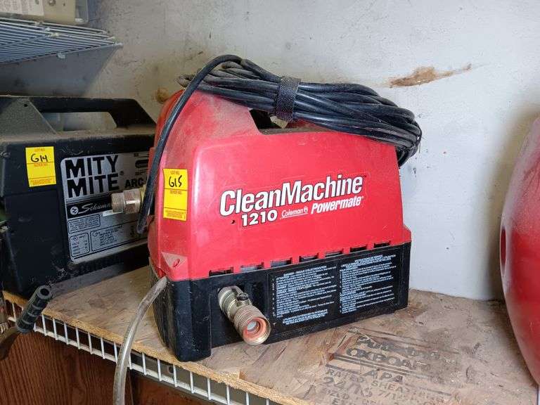 Coleman Powermate Clean Machine 1210 - Auction Solutions, Inc ...