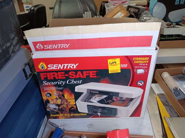 Sentry Fire Safe Security Chest - Auction Solutions, Inc - Celebrating ...