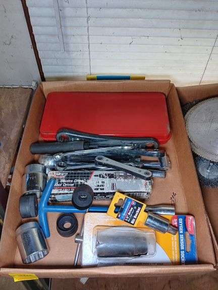Ratchet Socket Set, Impact Driver, Sockets, Oxygen Sensor Socket, and ...