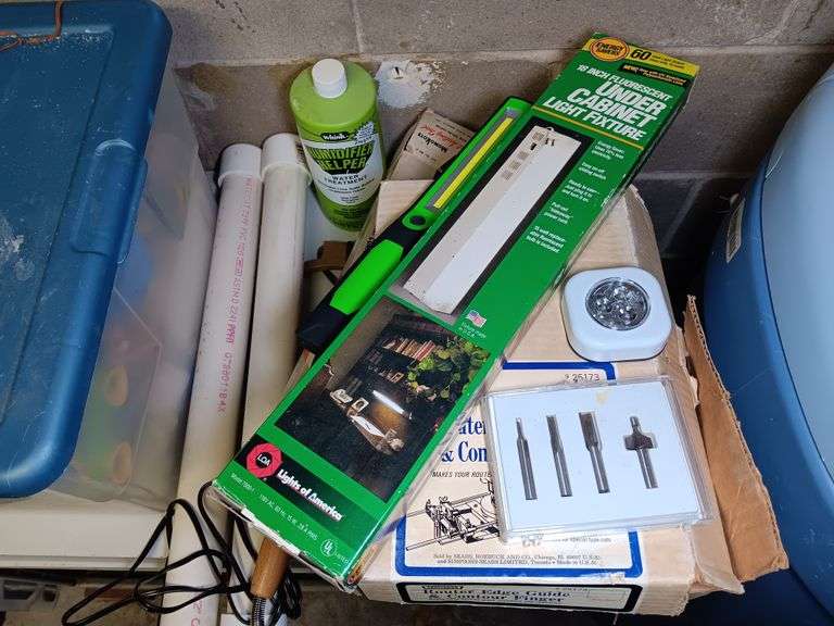 Under Cabinet Light, Router Edge Guide & Countour Finger, PVC Pipes ...