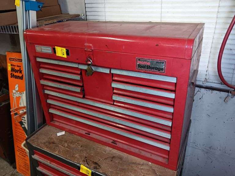 Craftsman Red Top Box Toolbox - Auction Solutions, Inc - Celebrating 25 ...