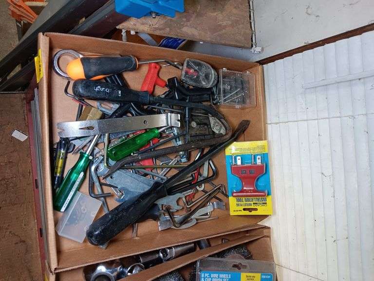 Crowbar, Outlet Plug Installation Tool, Screwdrivers, and Other ...