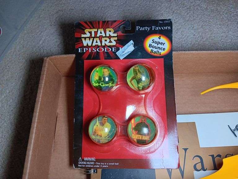 Star Wars Episode I Naboo Starfighter, Episode I Super Balls and Star ...