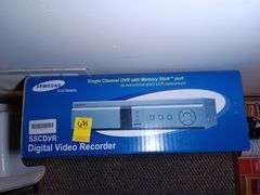 Samsung Digital Video Recorder - Auction Solutions, Inc - Celebrating ...