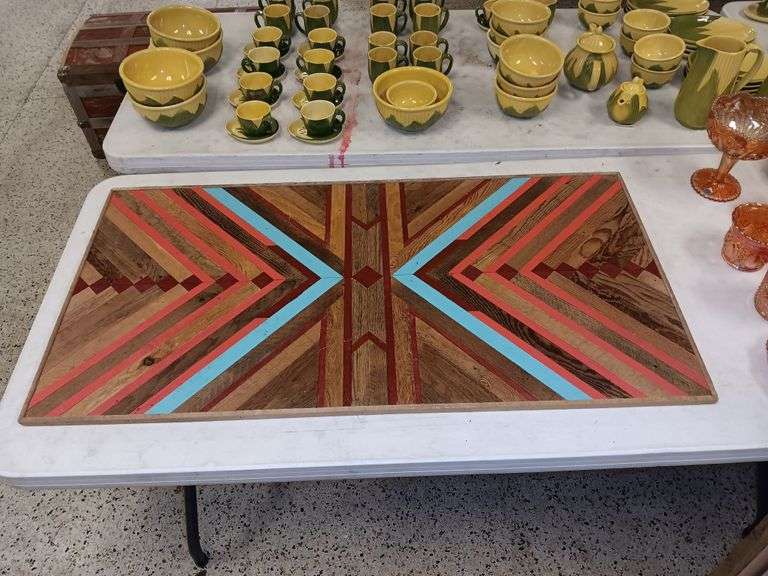 Homemade Barnwood Wall Art 46 x 23 - Auction Solutions, Inc ...